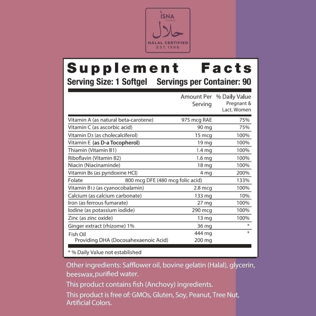 softgels for prenatal health
