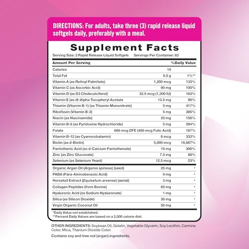 softgels for stronger nails and skin