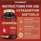 Softgels with Astaxanthin for overall wellness