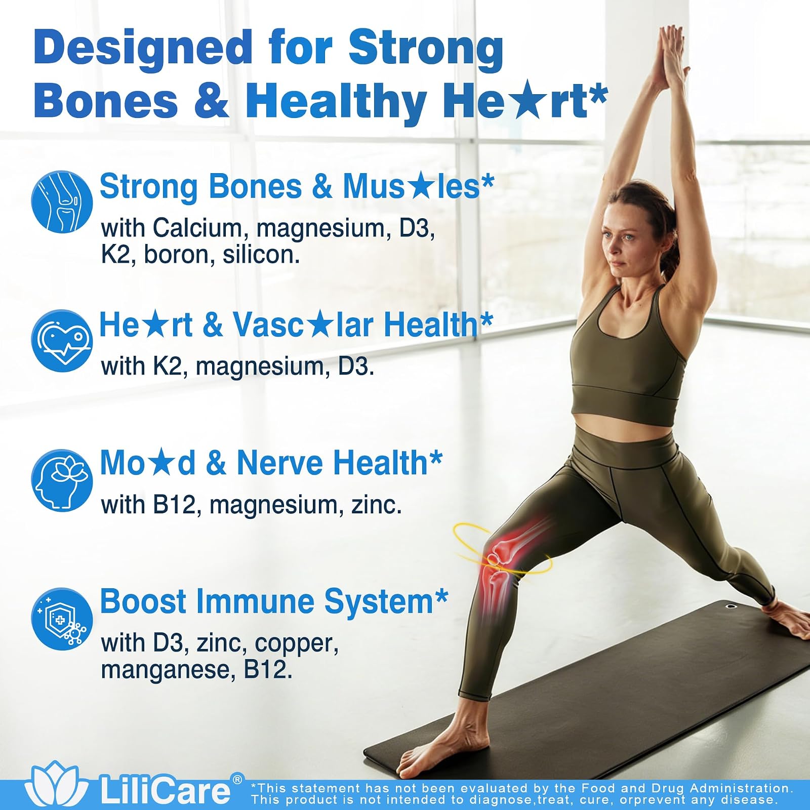 Softgels with Calcium for healthy aging