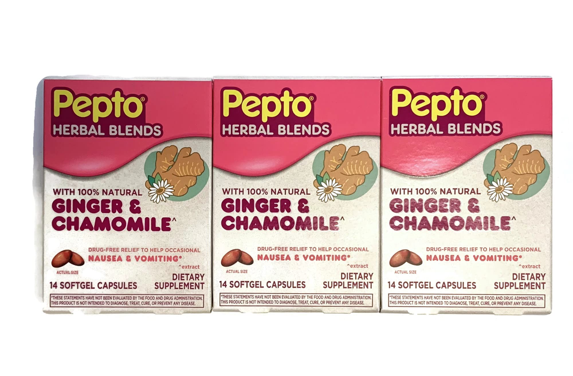 softgels with ginger and chamomile benefits