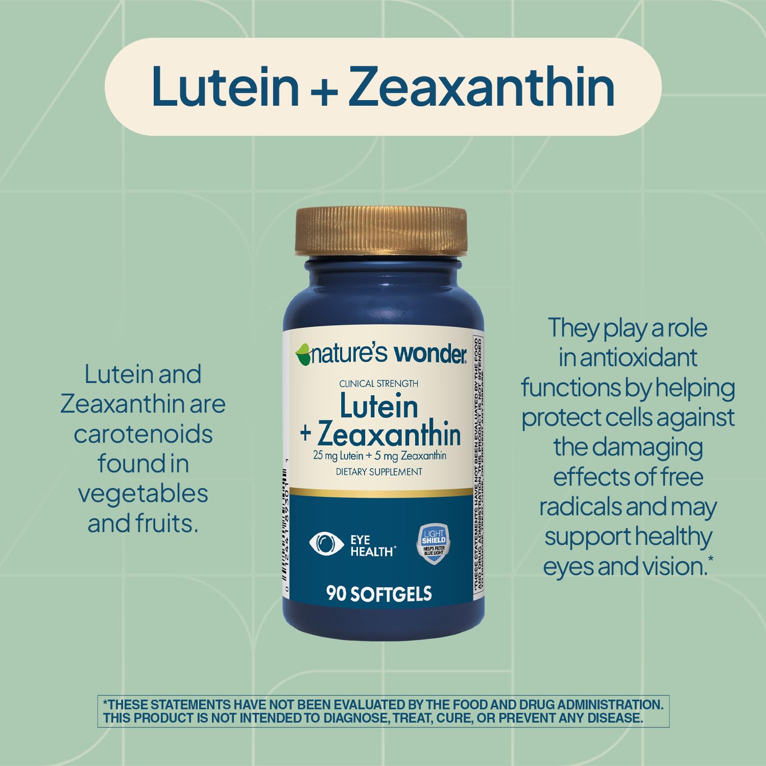 Softgels with lutein for daily use