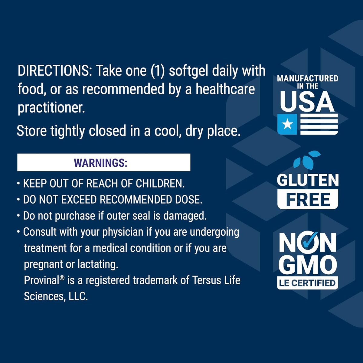 Softgels with Omega-7 for daily nutrition