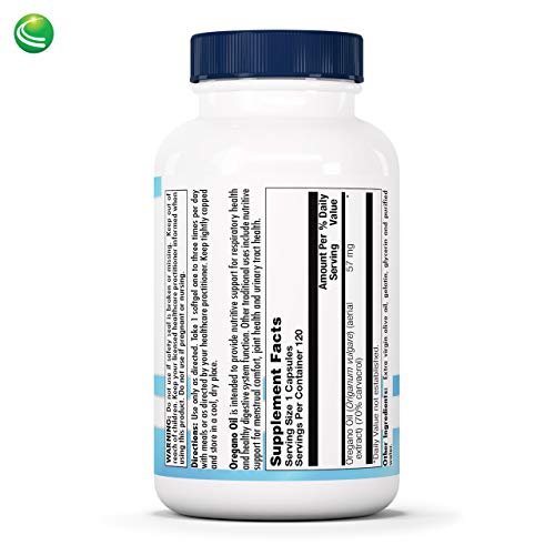 softgels with oregano extract