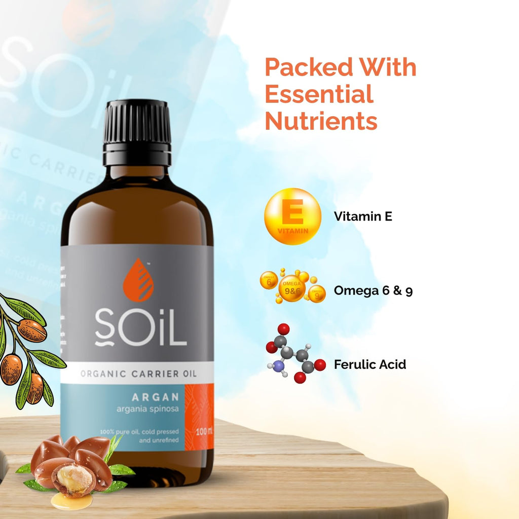 Soil argan oil for hair care