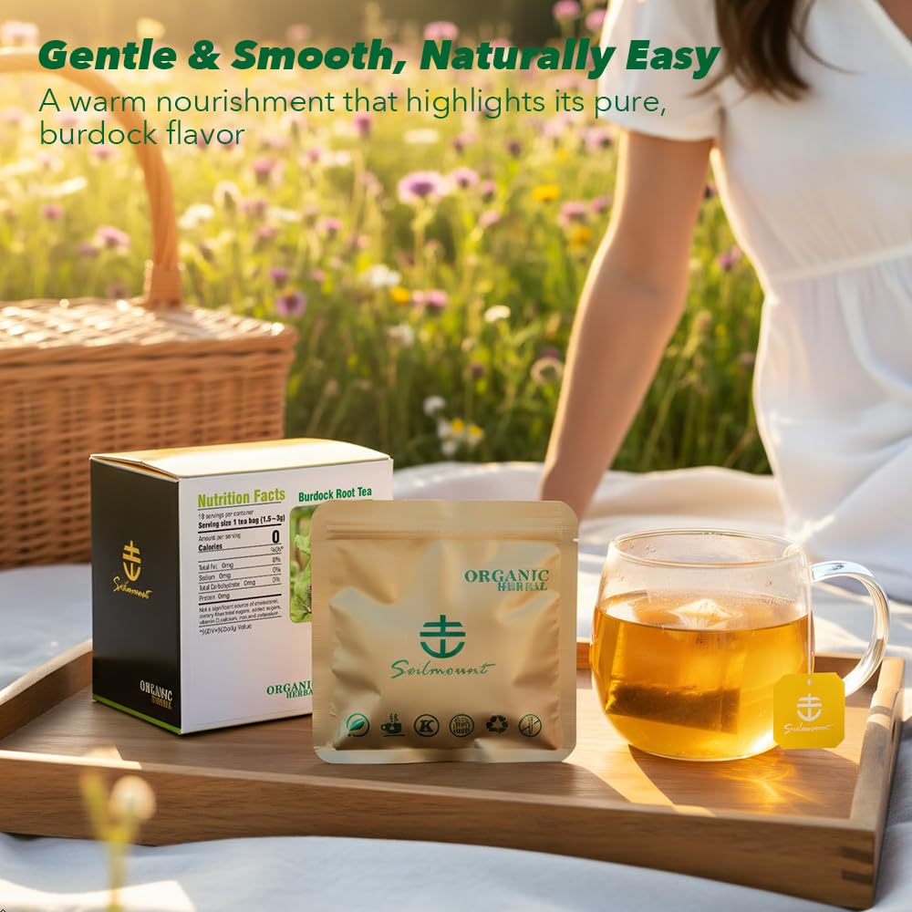 Soilmount Burdock Root Tea for relaxation
