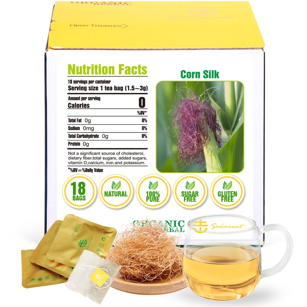 Soilmount corn silk tea bags