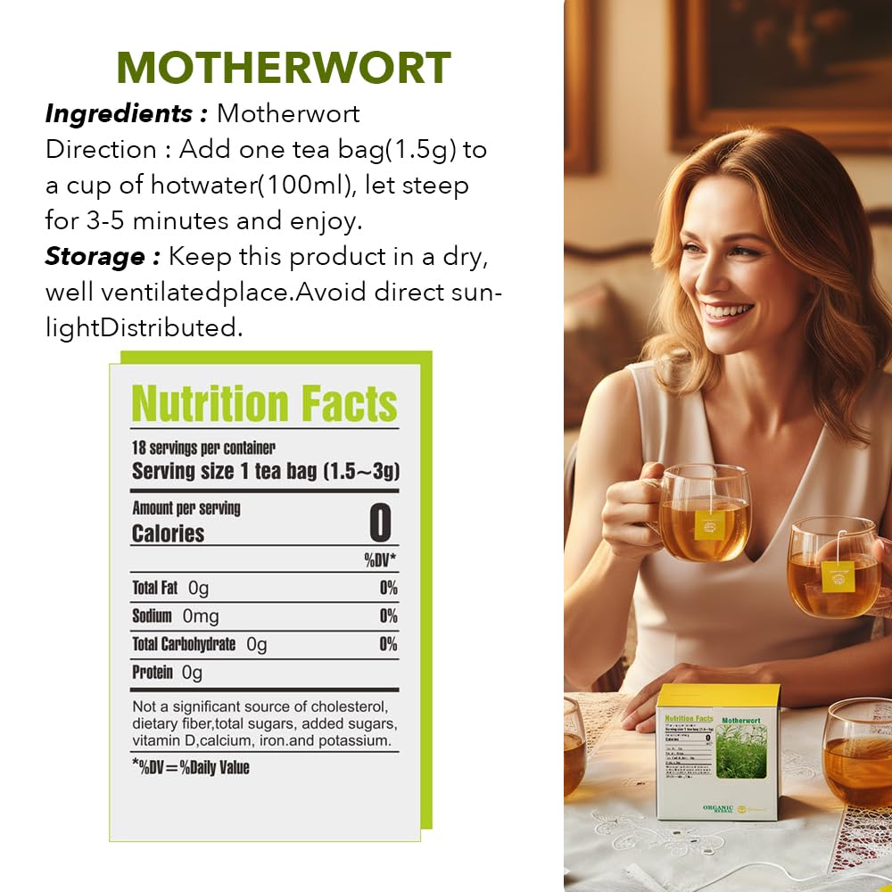 Soilmount Motherwort Tea for stress relief