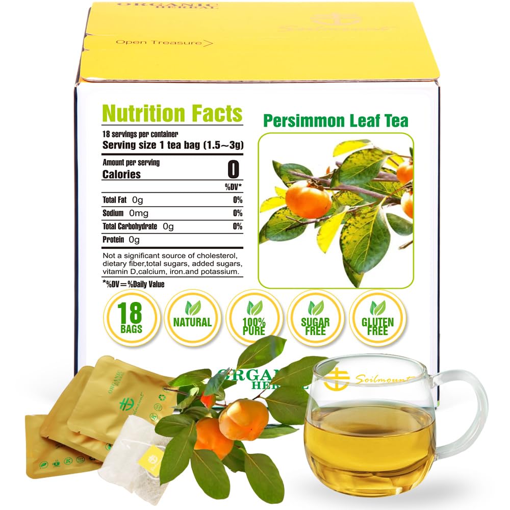 Soilmount persimmon leaf tea bags
