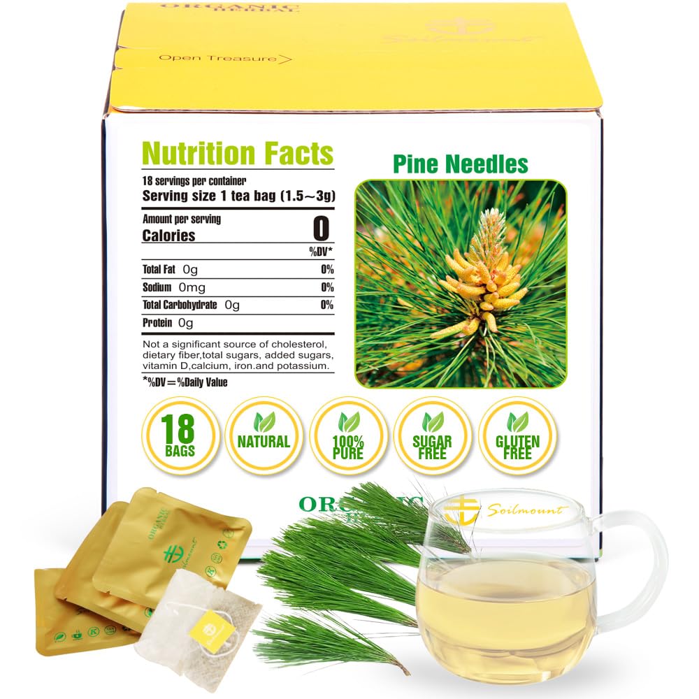 Soilmount pine needle tea bags