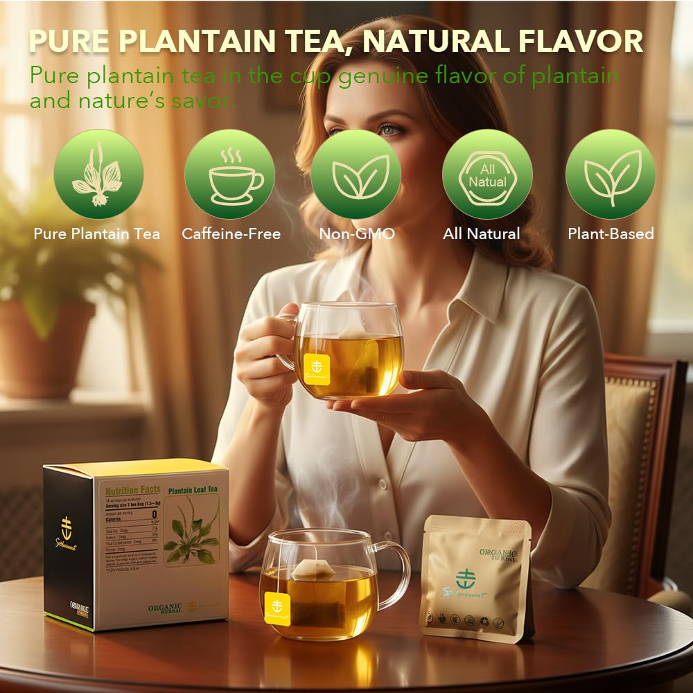 Soilmount plantain tea for detox