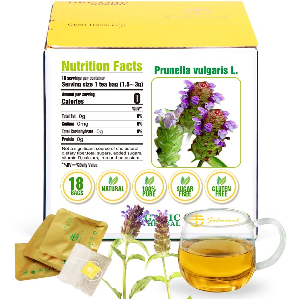 Soilmount self-heal tea bags