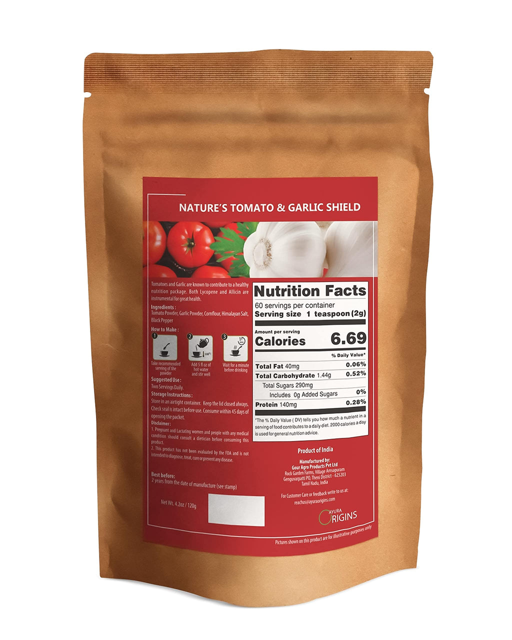 solar dried garlic extract