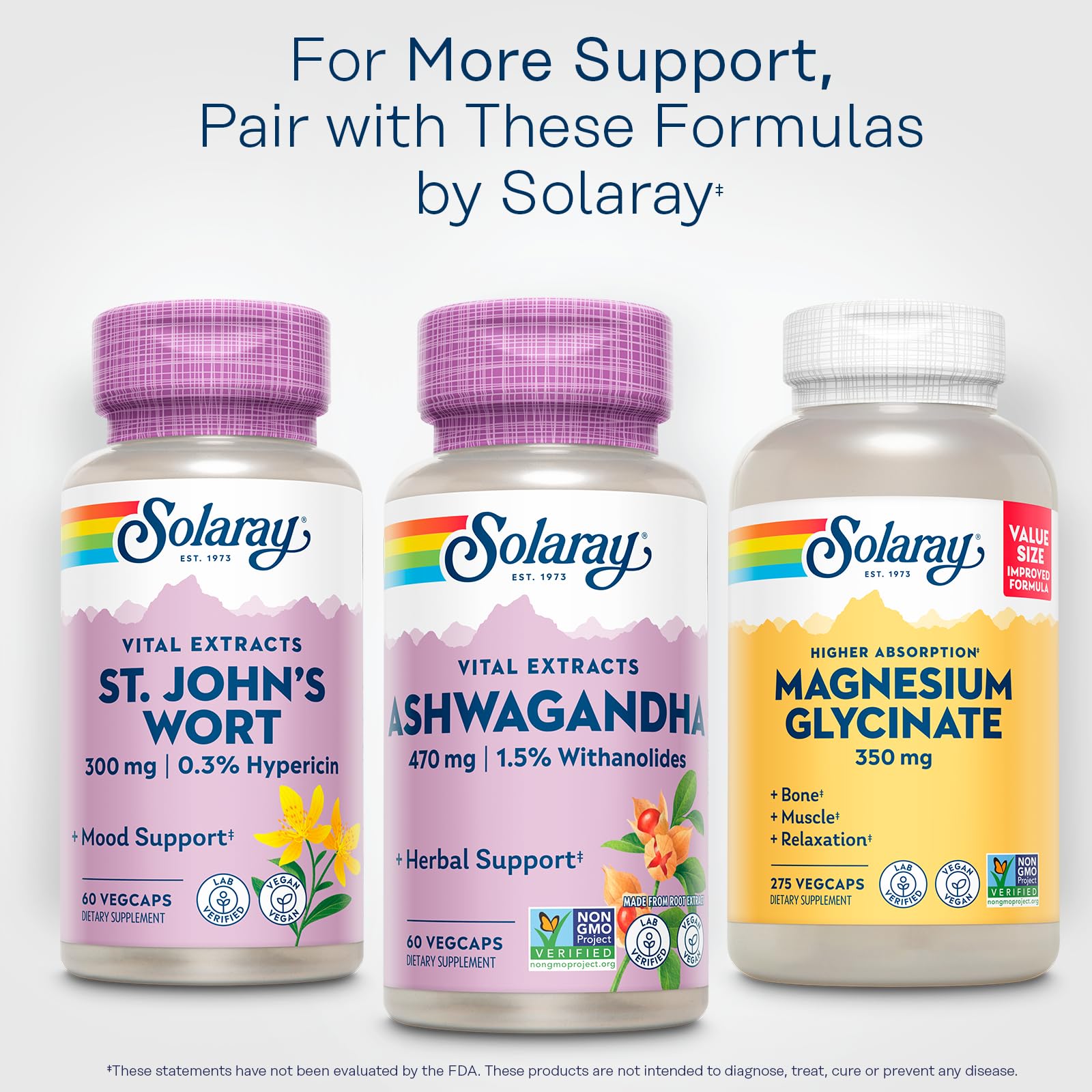 SOLARAY ashwagandha for mood enhancement