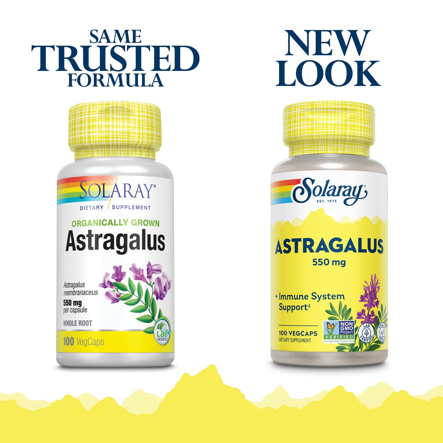 SOLARAY astragalus root herbal supplement