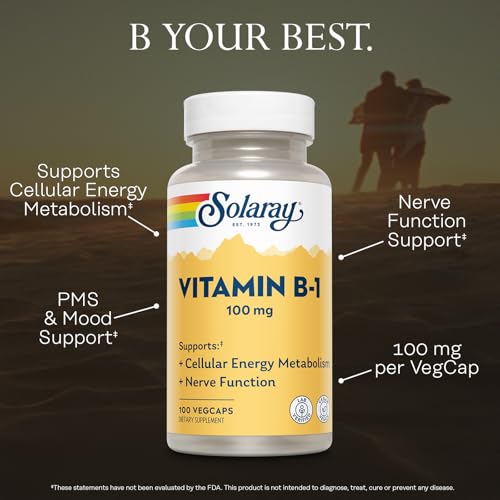 SOLARAY B-1 capsules for daily wellness