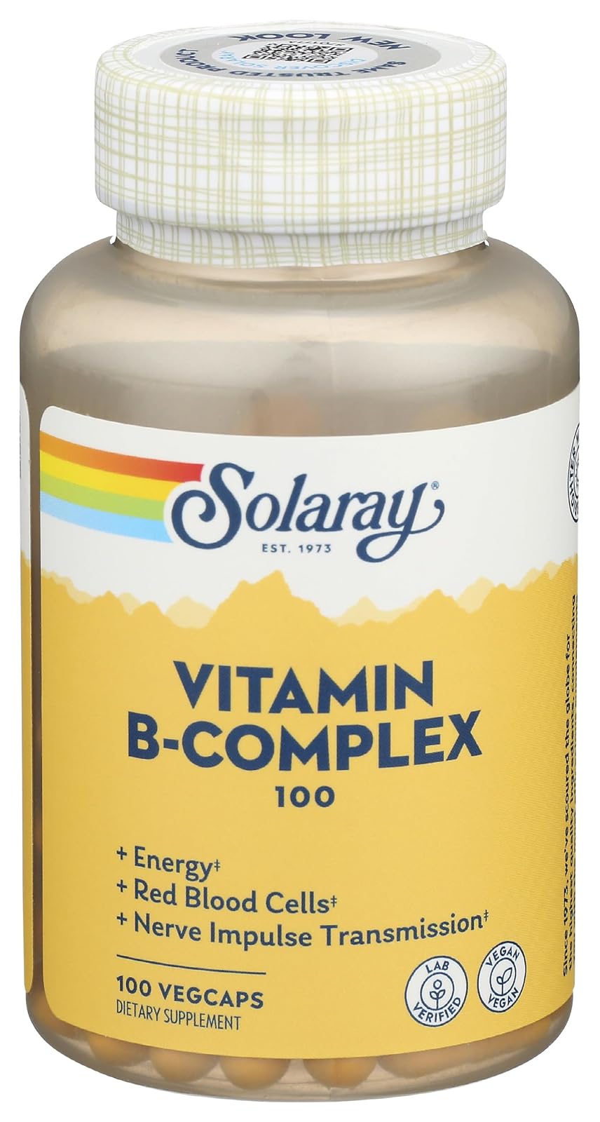 Solaray B-Complex 100 mg capsules