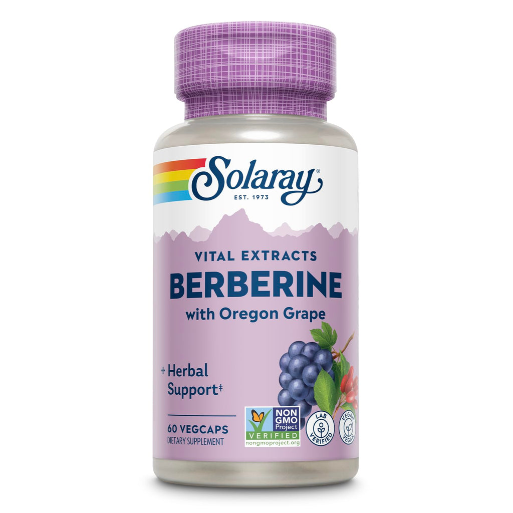 Solaray Berberine 250 mg multivitamins