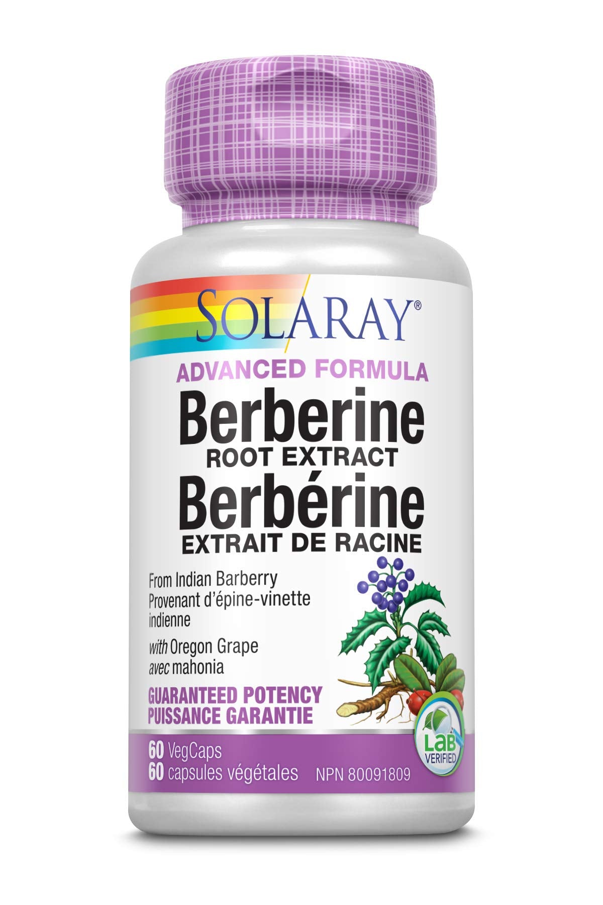 SOLARAY Berberine Root Extract capsules