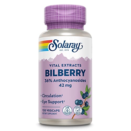 SOLARAY Bilberry Berry Extract benefits
