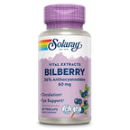 SOLARAY bilberry berry extract capsules
