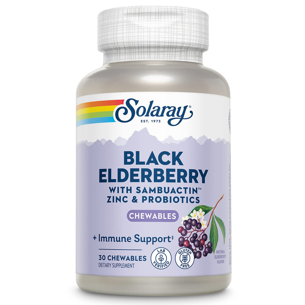 SOLARAY Black Elderberry immune support