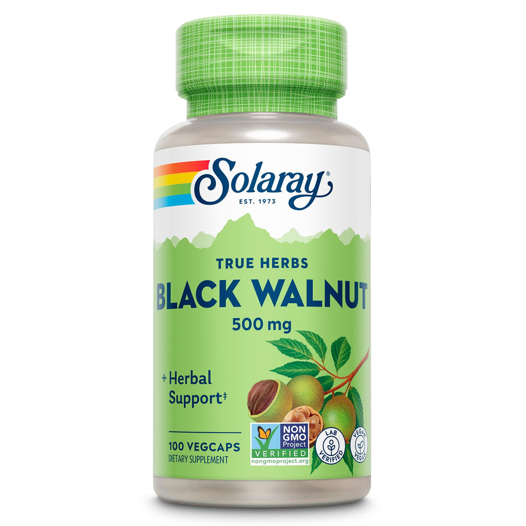SOLARAY Black Walnut whole hull capsules