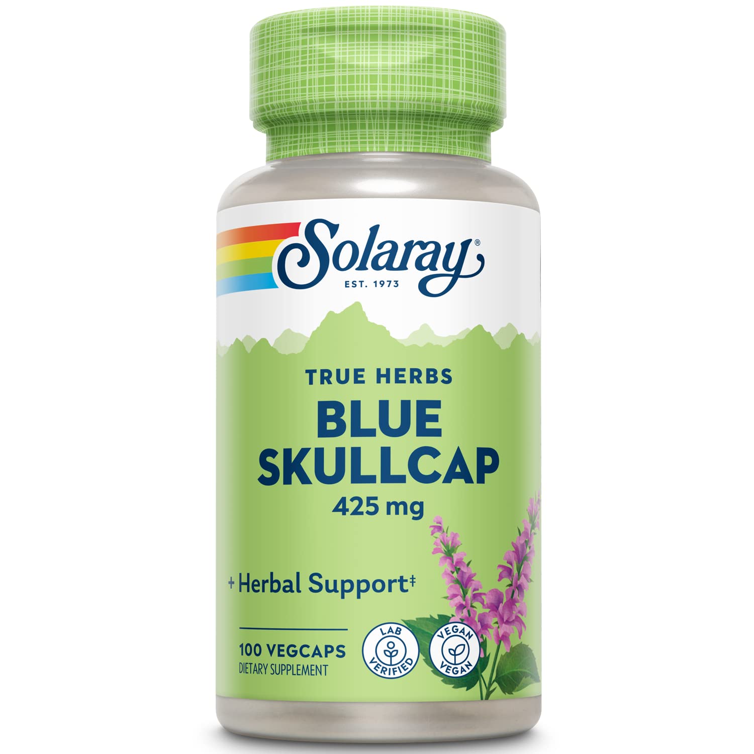 Solaray Blue Skullcap 425 mg capsules
