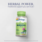 SOLARAY burdock root 425 mg benefits