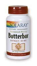 Solaray Butterbur blended vitamin supplements