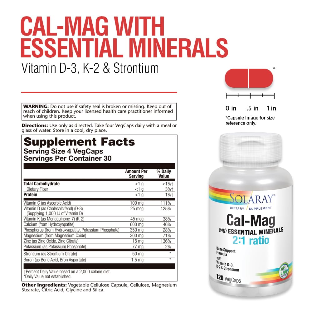 Solaray Cal-Mag for daily wellness