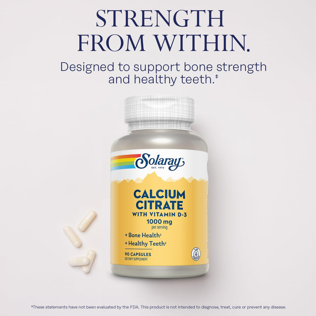 Solaray calcium citrate for better absorption
