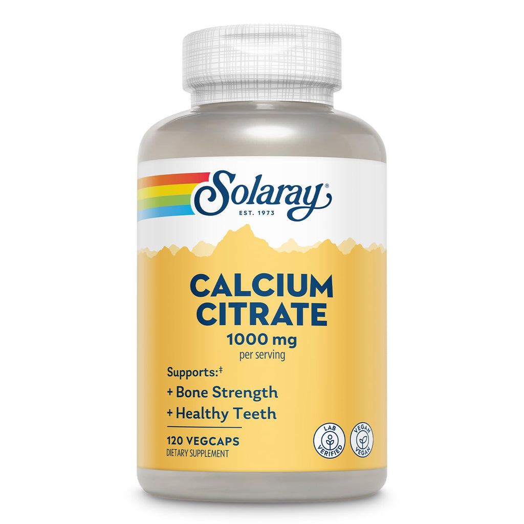 SOLARAY calcium citrate supplement benefits