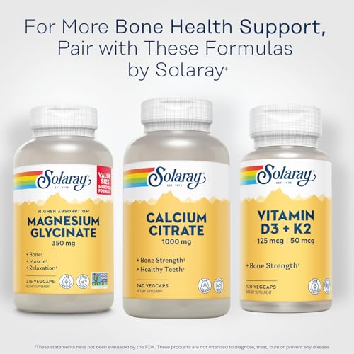 Solaray calcium for strong skeletal support