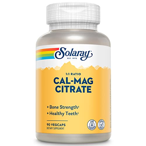 SOLARAY calcium magnesium citrate capsules