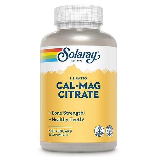 Solaray calcium magnesium citrate supplement