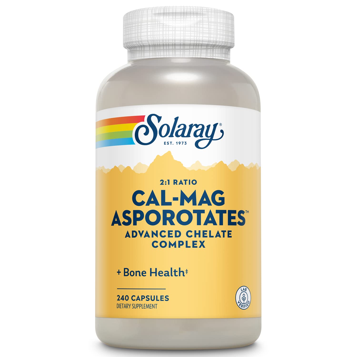 Solaray calcium magnesium supplement capsules