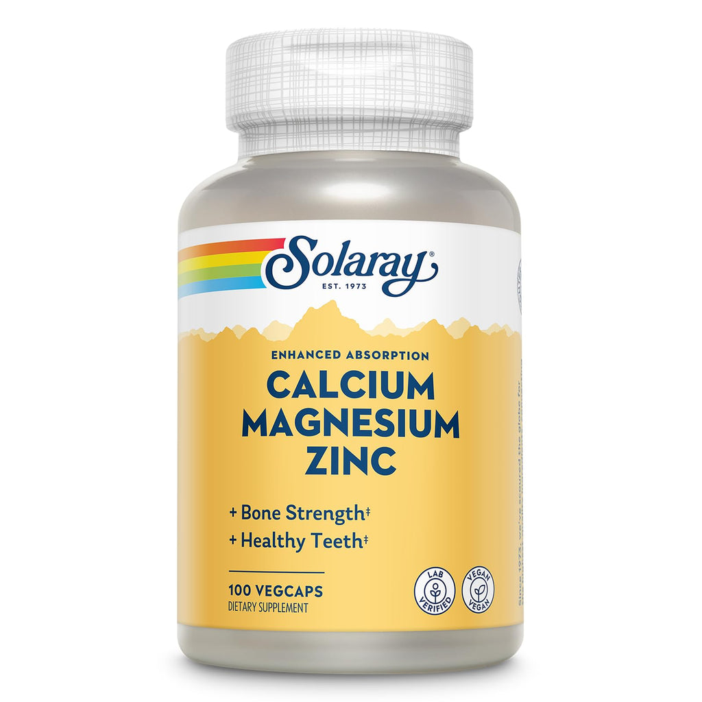 Solaray calcium magnesium zinc capsules