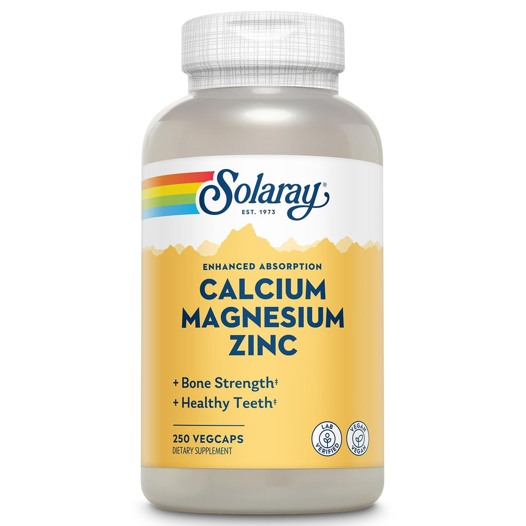 SOLARAY calcium magnesium zinc supplement