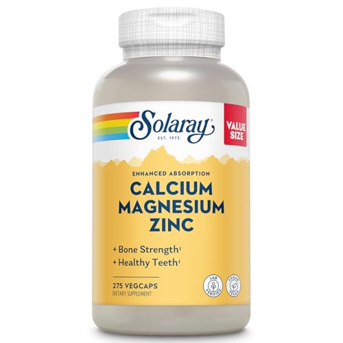 SOLARAY calcium magnesium zinc supplement