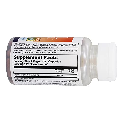 Solaray cayenne for natural energy