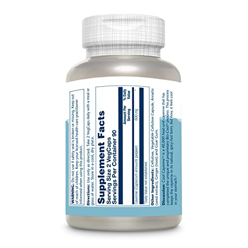 Solaray cayenne pepper for healthy circulation