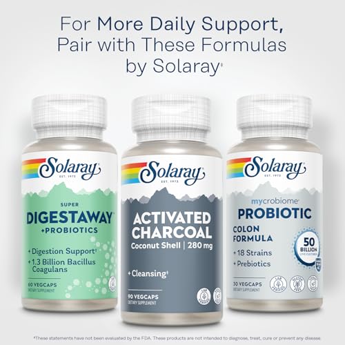 SOLARAY charcoal for gut wellness
