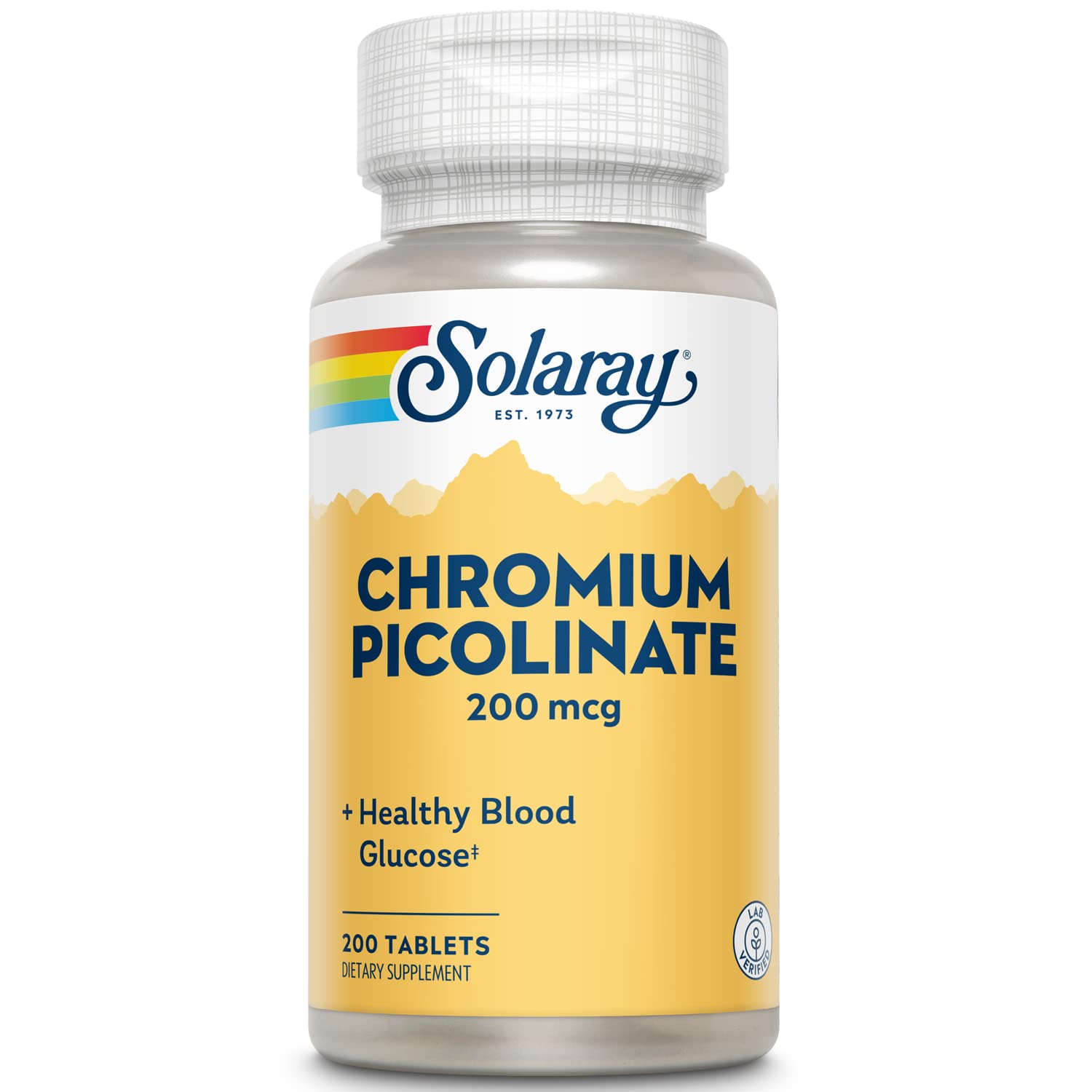 Solaray Chromium Picolinate 200 mcg tablets