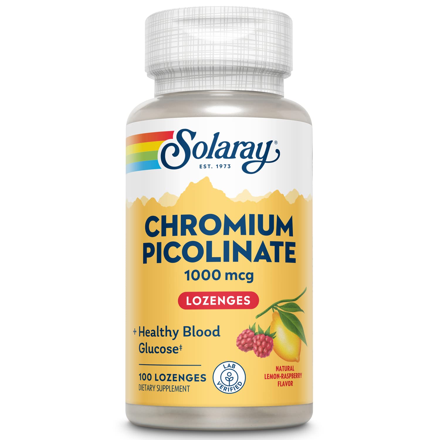 SOLARAY chromium picolinate lozenges for metabolism