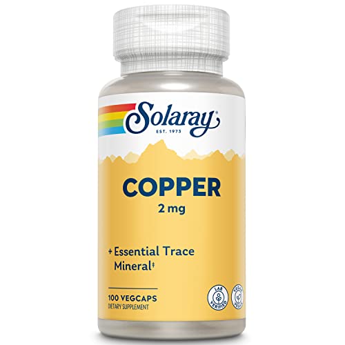 Solaray copper capsules for vitality