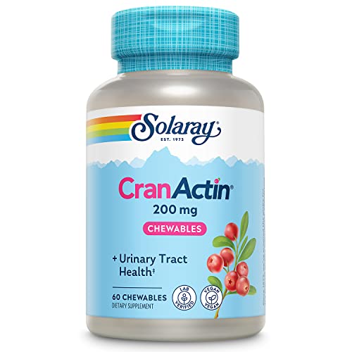SOLARAY Cranactin chewable cranberry tablets