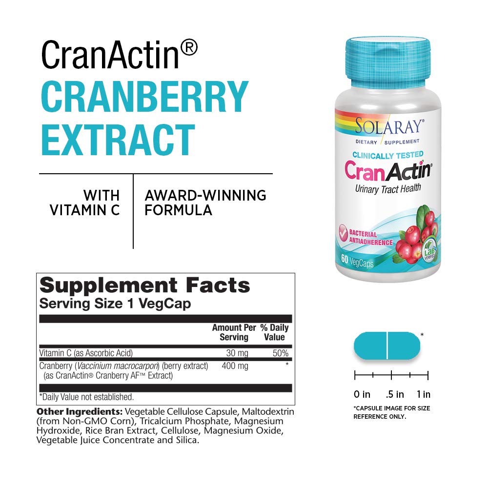 Solaray cranberry extract for bladder support