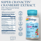 SOLARAY cranberry vegcaps for wellness
