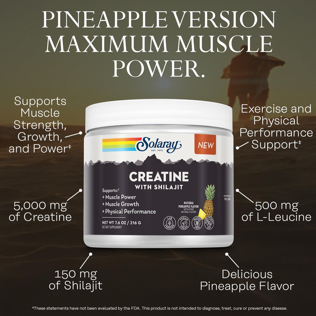 SOLARAY creatine for muscle recovery